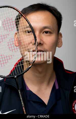 American male badminton player Tony Gunawan at the Team USA Media ...