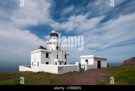 Skokholm island lighthouse UK Stock Photo - Alamy