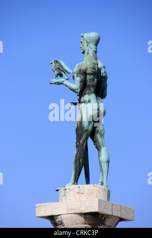 Statue of Pobednik, Kalemegdan, Belgrade, Serbia Stock Photo - Alamy