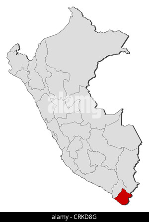 Map of Tacna Stock Photo - Alamy