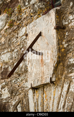 medieval sundial on the wall of the st mary,gdansk,poland Stock Photo ...