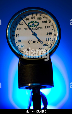 Sphygmomanometer, a instrument used to measure blood pressure Stock ...