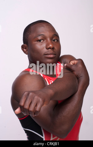 US Greco-Roman Wrestler Spenser Mango at Olympic Media Summit in Dallas ...