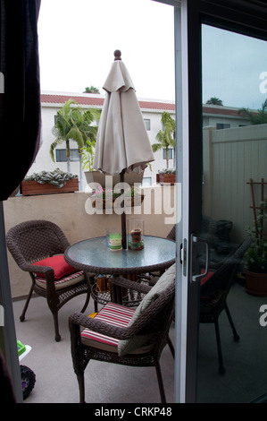 Fancy Patio Decoration outside Stock Photo - Alamy