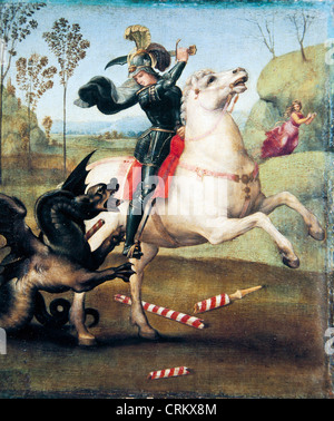 Saint george raphael Stock Photo - Alamy