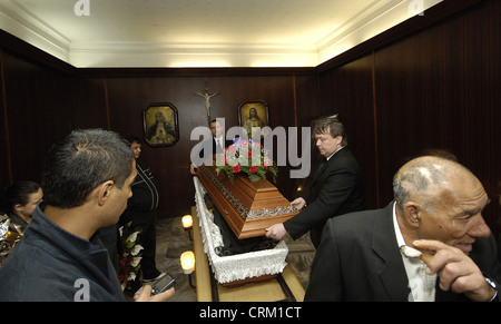 Police patrolled funeral Romany Martin Hospodi who was fatally injured ...