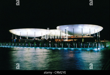 The pebbles of the Expo 2002 Arteplage in Neuchatel Stock Photo - Alamy