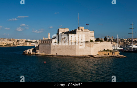 Fort St. Angelo in Birgu, Valletta, Malta Stock Photo - Alamy