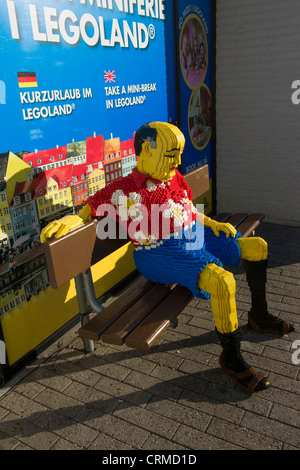 Main entrance to Legoland Billund Resort opened 1968 in Billund ...