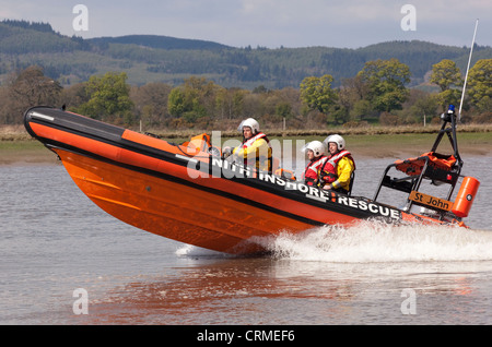 RNLI inshore rescue boat in training Stock Photo - Alamy
