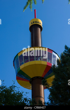 Revolving viewing platform of the LegoTop, Legoland, Billund, Denmark ...