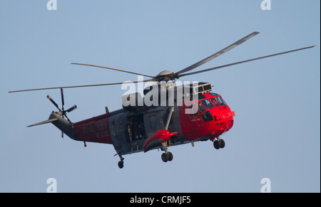 771 Squadron Royal Navy Sea King MK5 Search and Rescue Helicopter Stock ...