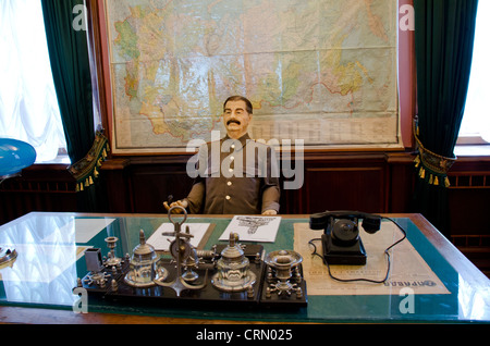 Russia, Sochi. Stalin's Villa (aka Stalin's Dacha or summer home). Wax ...
