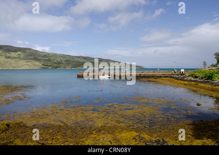 Scotland, Hebrides, Isle of Rum (aka Rhum). Historic Kinloch Castle, c ...