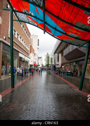 Cleveland Centre Entrance Canopy Linthorpe Road pedestrianised shopping ...