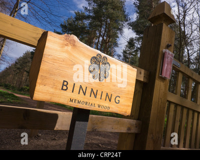 Binning Memorial Wood a natural burial site in East Lothian, Scotland ...