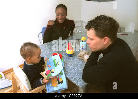 German-Angolan couple with daughter, Berlin Stock Photo - Alamy