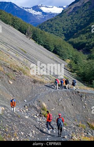 Hike in Chile Stock Photo - Alamy