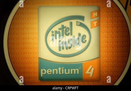 Pentium 4 Logo Stock Photo - Alamy