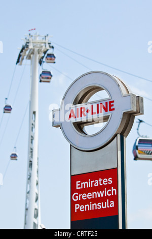 Emirates Air Line, Cable car, London, United Kingdom Stock Photo - Alamy