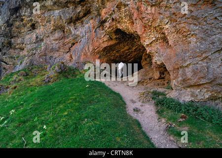 one of a series showing the walk from A837 to Inchnadamph Bone caves in ...