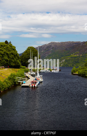 Inverness Scotland blue sky and a yacht in early summer waiting in the ...