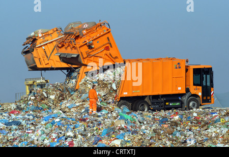 Landfill the BSR near Berlin Stock Photo - Alamy