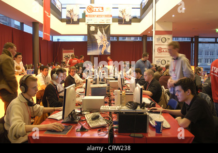 Tournament: German Championship of Computer Games Stock Photo - Alamy