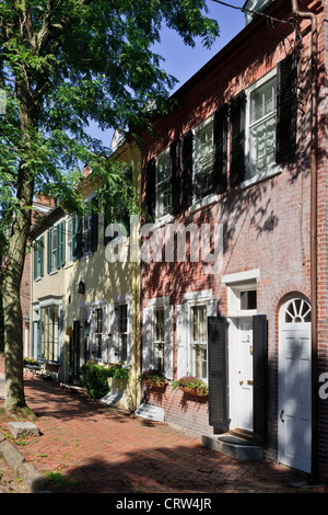 Historic homes of New Castle, Delaware Stock Photo - Alamy