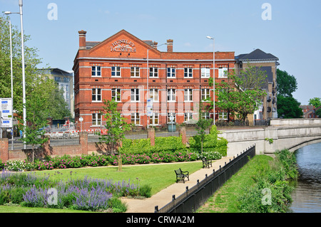 Historic Huntley and Palmers Biscuit Factory Building Exterior, Reading ...