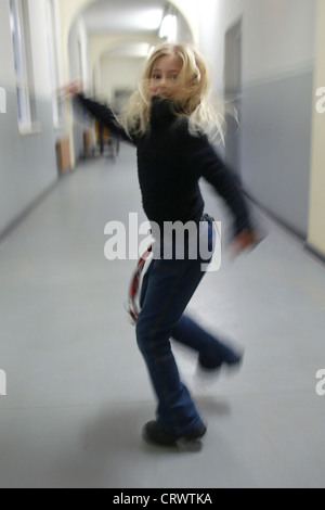 Run away from school Stock Photo - Alamy