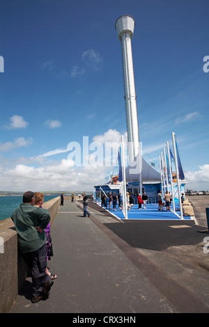 Weymouth Sealife Tower, Jurassic Skyline Tower, in June Stock Photo - Alamy