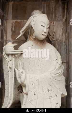 Statue of a Chinese god found in a temple in Macau Stock Photo - Alamy