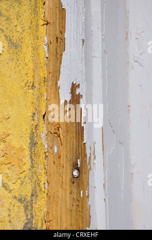 plaster peeling off a wall Stock Photo - Alamy