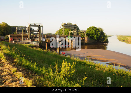 Denver Sluice River Great Ouse Norfolk Stock Photo - Alamy