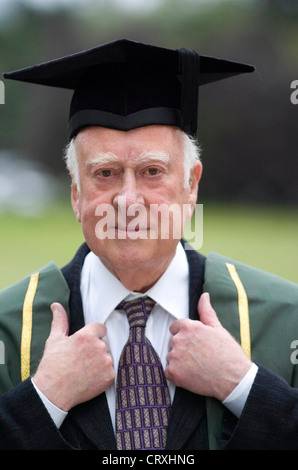 British theoretical physicist Professor Peter Higgs (b. 1929). In 1964 ...
