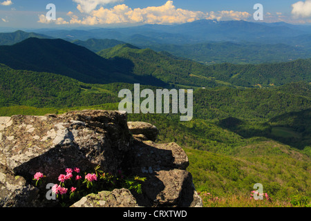 View of the Appalachians from Bald Mountain Ridge scenic overlook along ...
