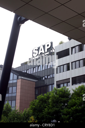 Headquarters, administration of the SAP AG software company in Walldorf ...