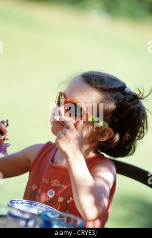 PHOTOPHOBIA IN A CHILD Stock Photo - Alamy