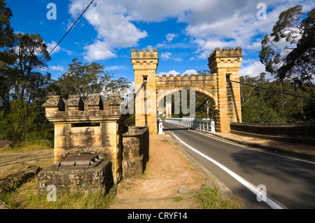 Hampden Bridge, Kangaroo Valley, New South Wales, Australia Stock Photo ...