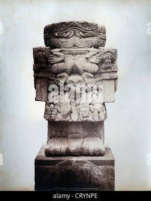 Aztec Statue in National Museum of Anthropology, Mexico City, Mexico ...