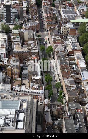 aerial view of Bedford Row, London WC1 Stock Photo - Alamy