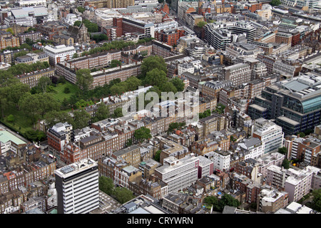 aerial view of Bedford Row, London WC1 Stock Photo - Alamy