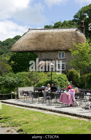 Smugglers Cottage Tea Rooms at Tolverne on the River Fal near Truro in ...