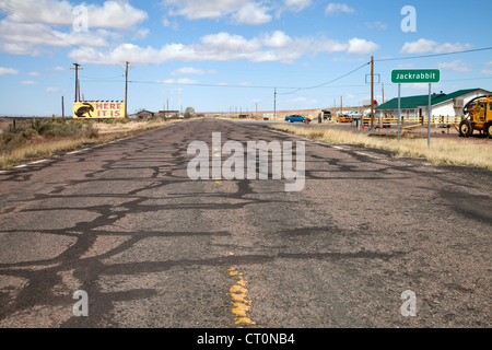 Here It Is billboard for the Jack rabbit trading post on old Route 66 ...