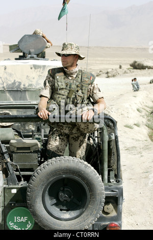 German ISAF patrol outside Kabul Stock Photo - Alamy