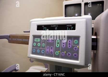 A close up of the control panel for an ultrasound machine Stock Photo ...