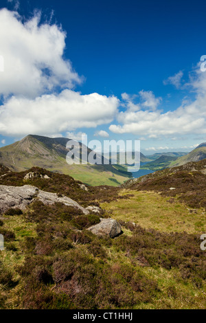 Buttermere Lake And Crummock Water With Red Pike And Mountain, The Lake ...