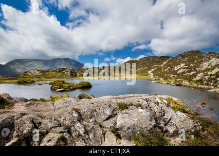 Innominate Tarn on the summit of Haystacks in the Lake District ...