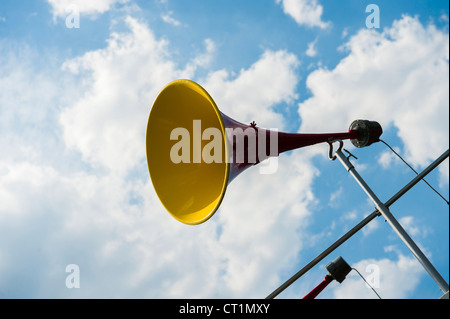 Public address system (PA system) loudspeaker on cruise ship Stock ...